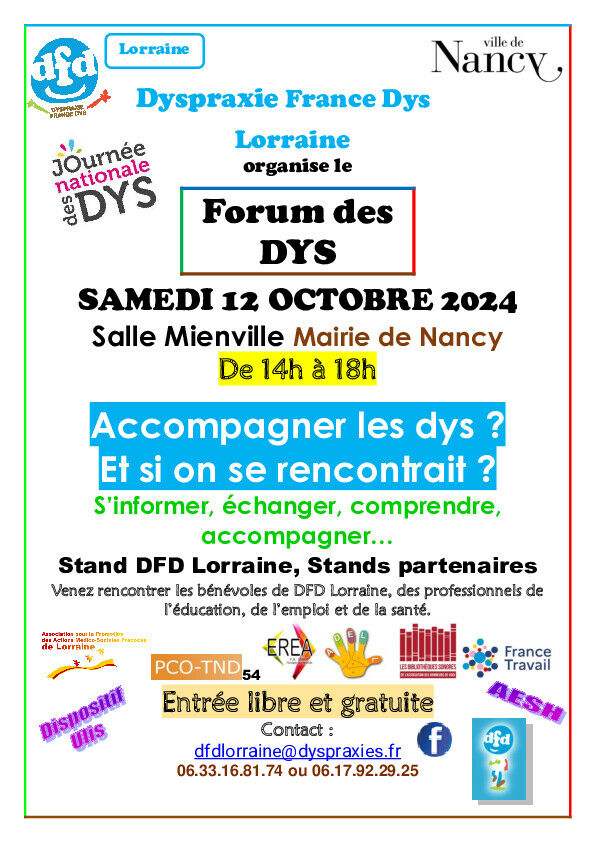 Forum des DYS à Nancy - Cap emploi 54